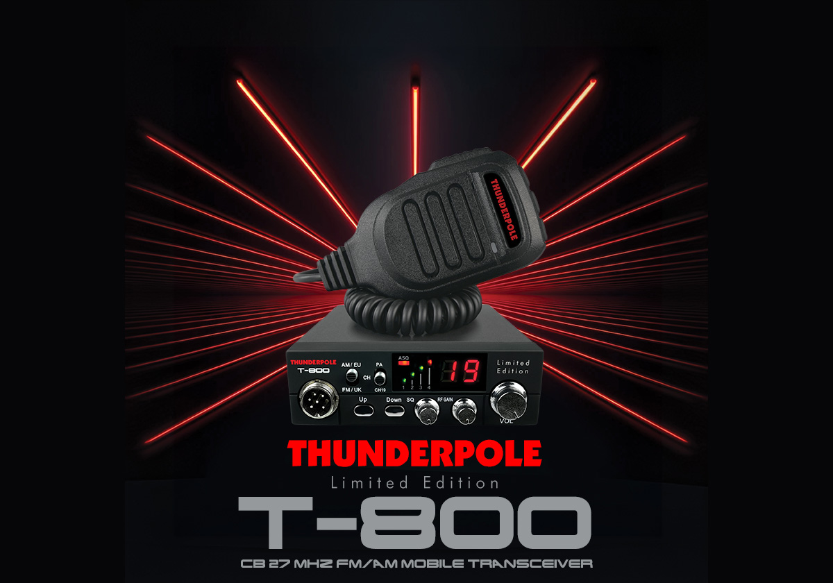 Thunderpole T-800 CB Radio | THUNDERPOLE