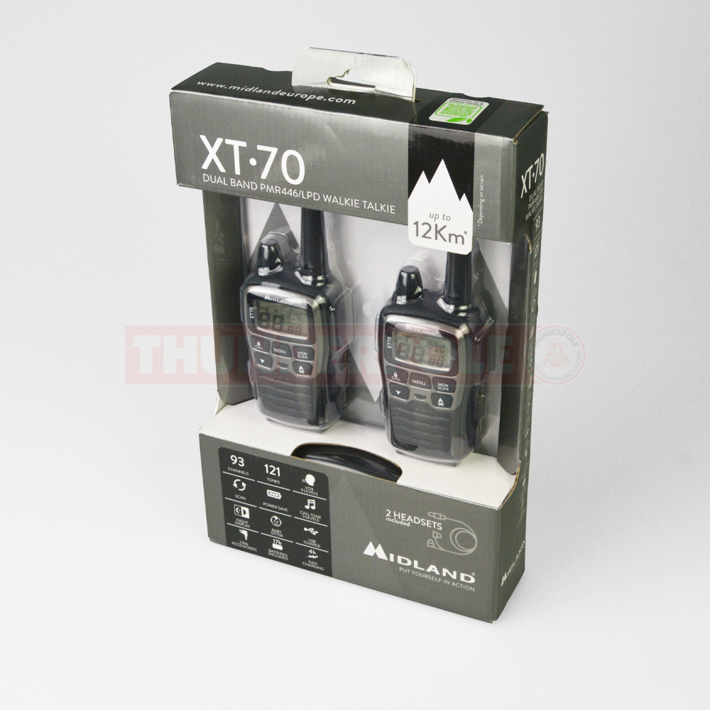 Midland XT-70 | Walkie Talkie | THUNDERPOLE