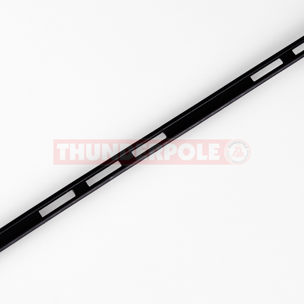 Antenna Ladder Cable | 300 Ohm Slotted Ribbon | Black | THUNDERPOLE