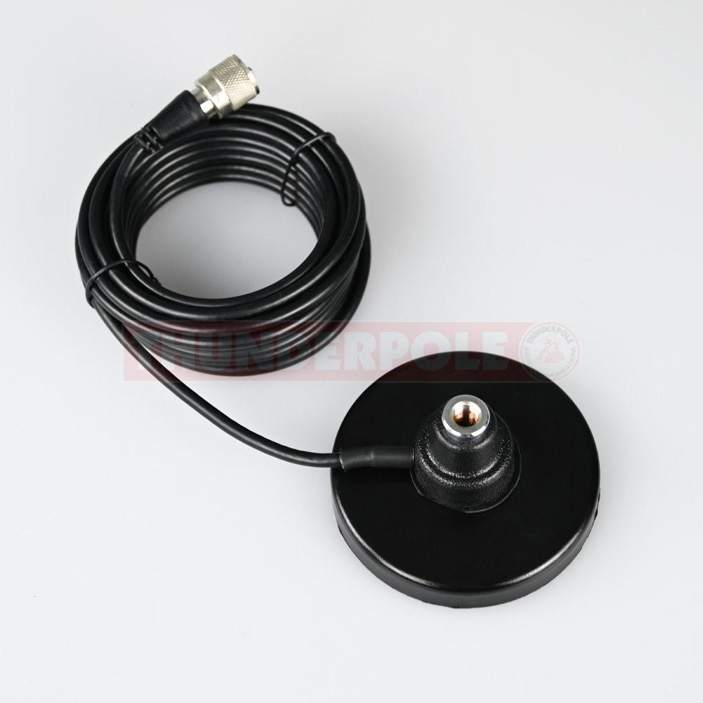 Thunderpole HD Mag Mount - 4" | PL259 Plug | THUNDERPOLE