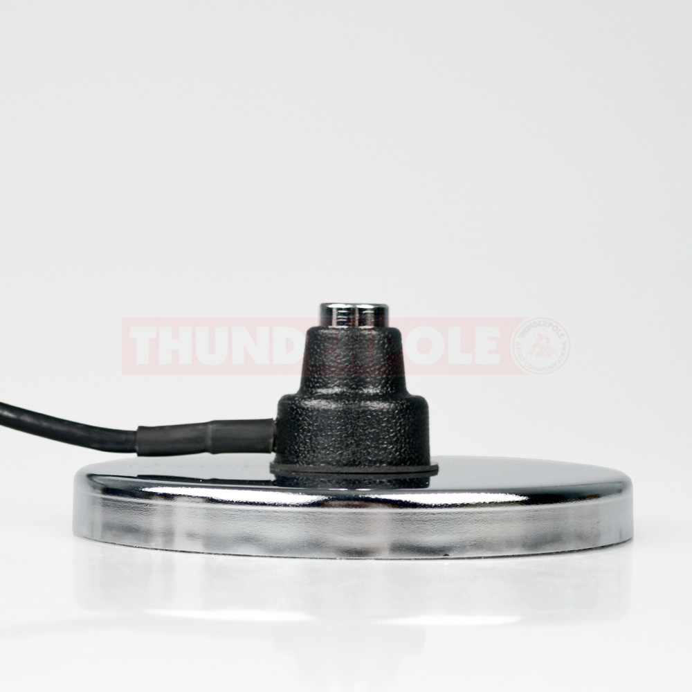Thunderpole HD Mag Mount - 5" Chrome | PL259 Plug | THUNDERPOLE