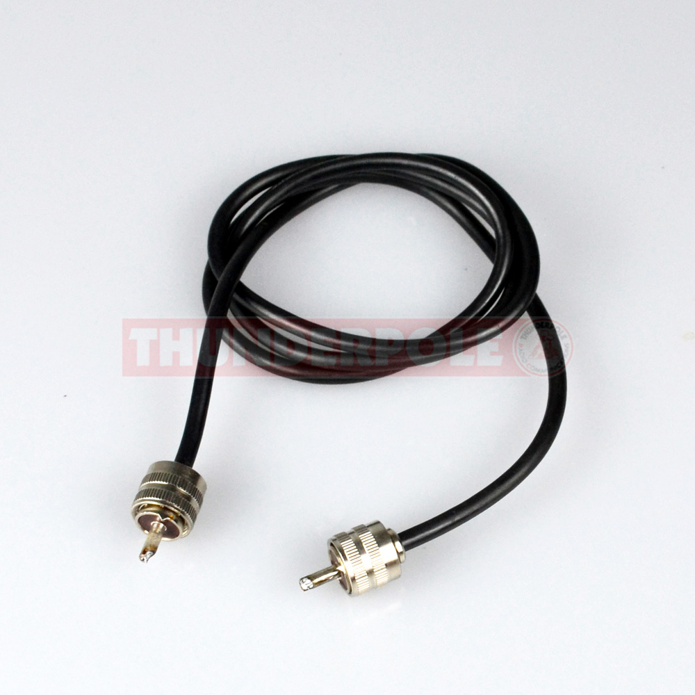 Thunderpole PL259 1m Patch Lead - RG58 | THUNDERPOLE