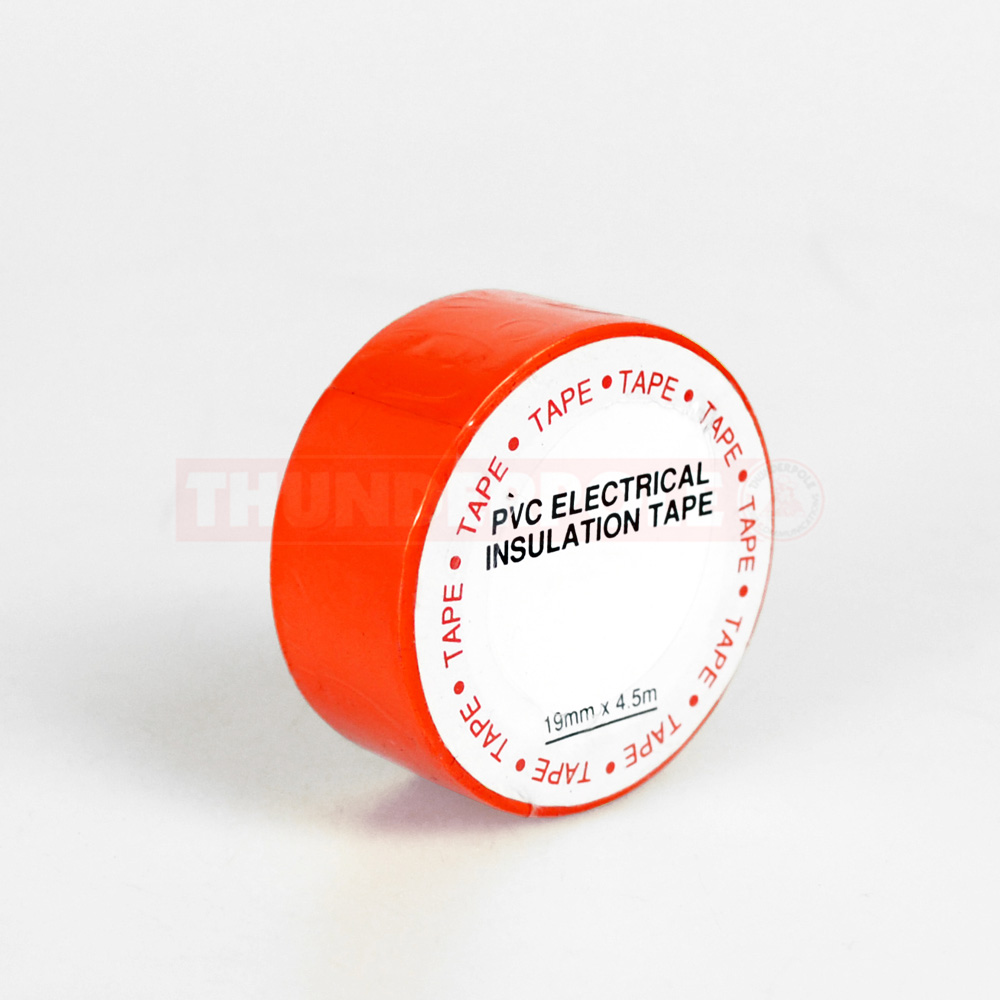Insulation Tape | PVC Electrical | 19mm x 4.5m | Red | THUNDERPOLE