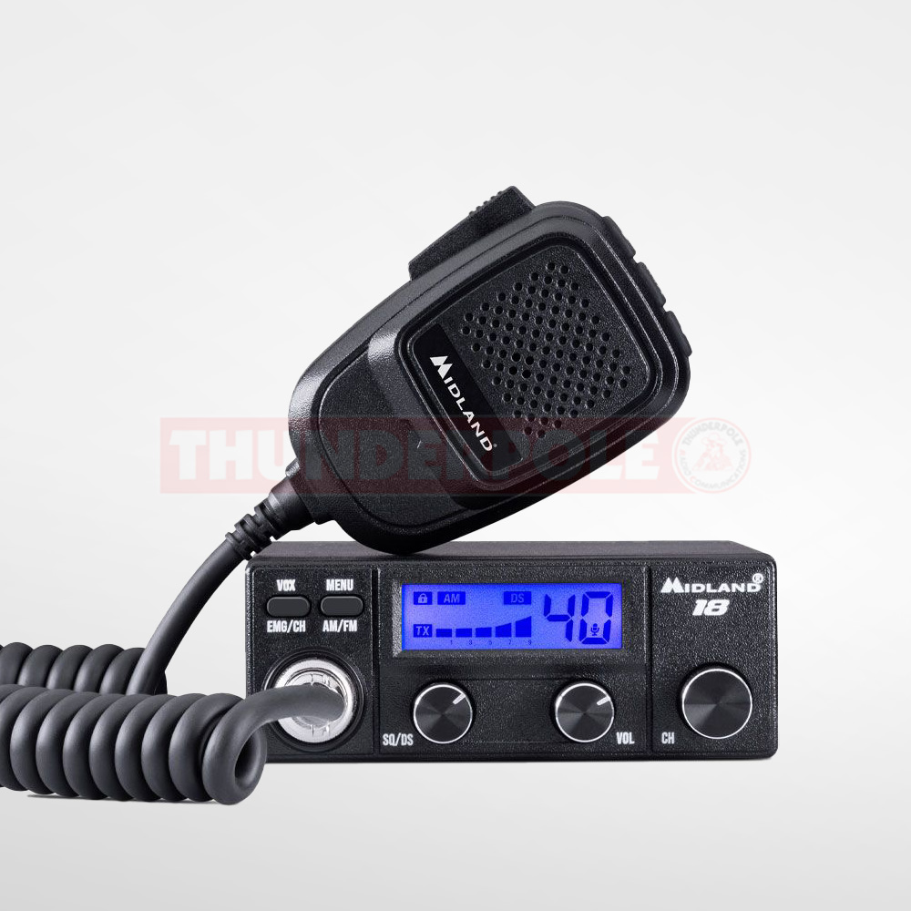 Midland 18 | Mobile CB Radio | THUNDERPOLE