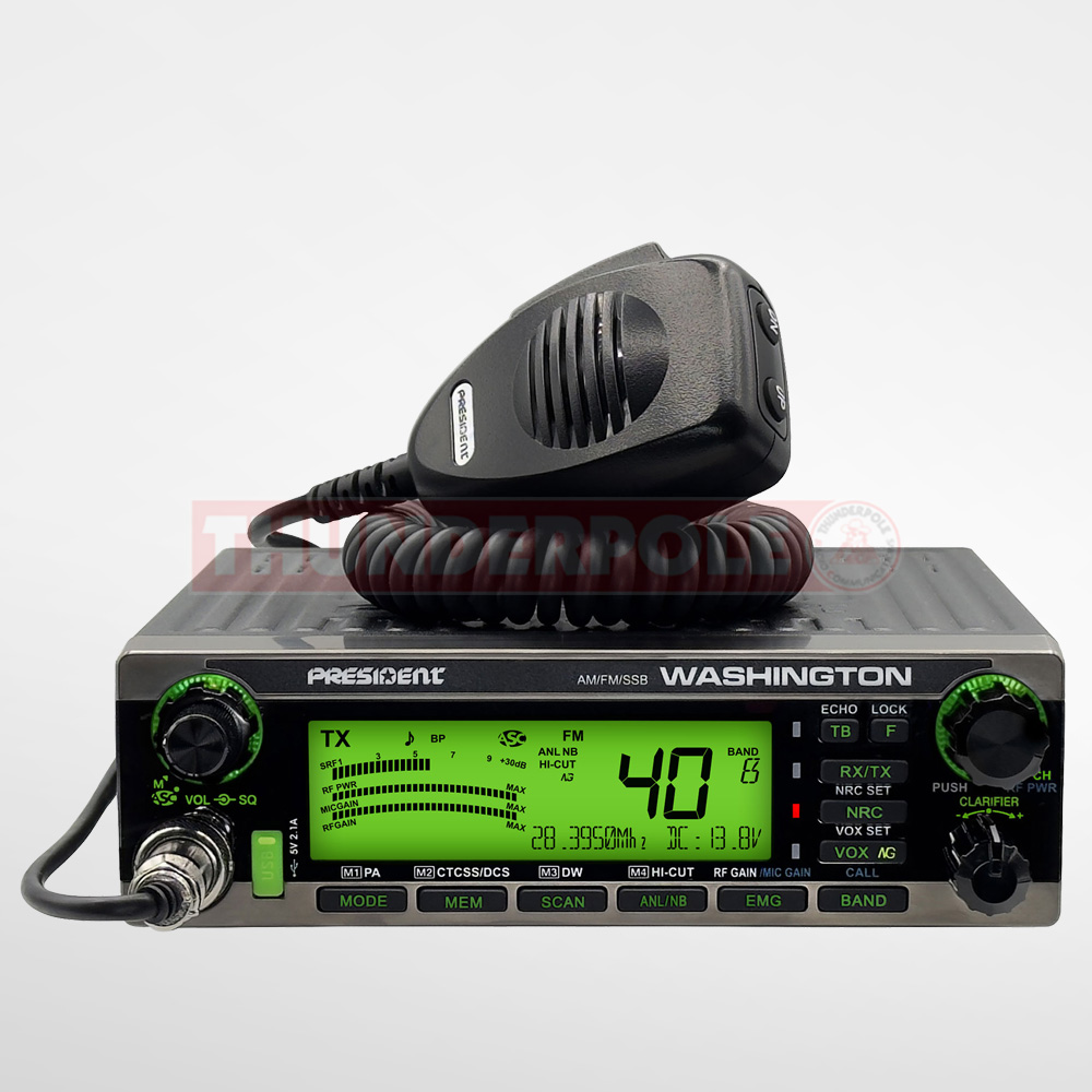 President Washington | 10m/11m/12m Radio | THUNDERPOLE